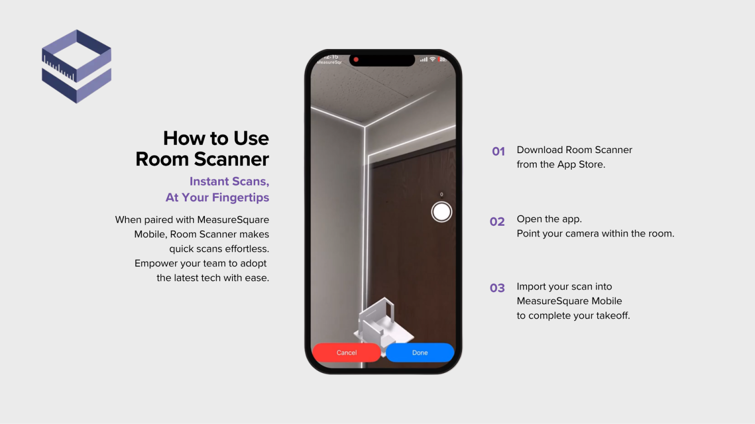 LiDAR 3D Scanning App │ MeasureSquare Room Scanner App