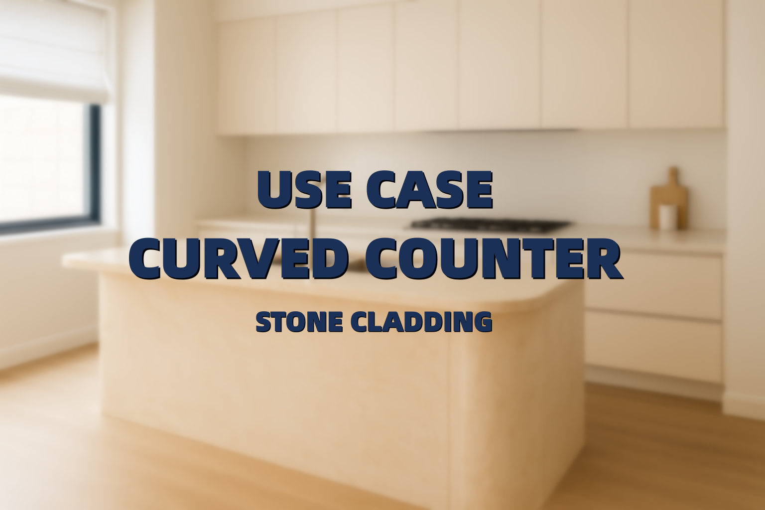 Curved Kitchen Countertop Takeoff │ MeasureSquare Stone & Tile
